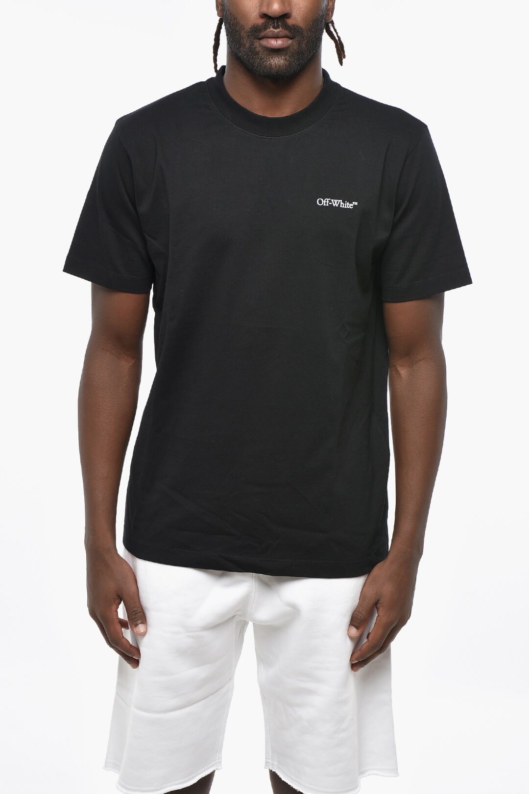 Off-White Crew Neck WINDY ARROW T-Shirt with Back Print men - Glamood ...