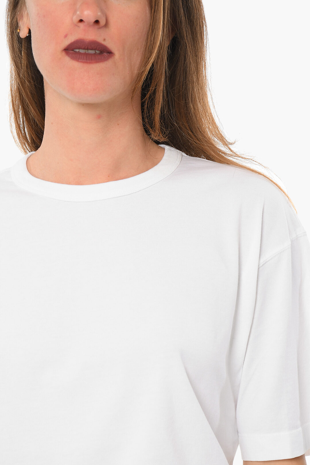 Ann Demeulemeester Crewneck SANDRA STANDARD T-shirt With Laces women ...