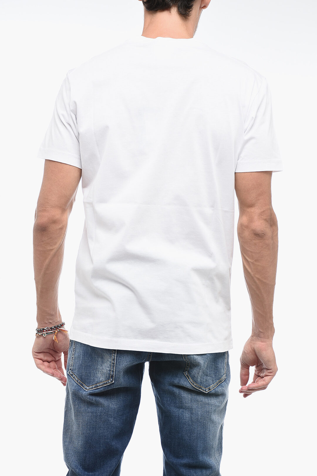 Dsquared2 Crewneck T-Shirt with Logo Print men - Glamood Outlet