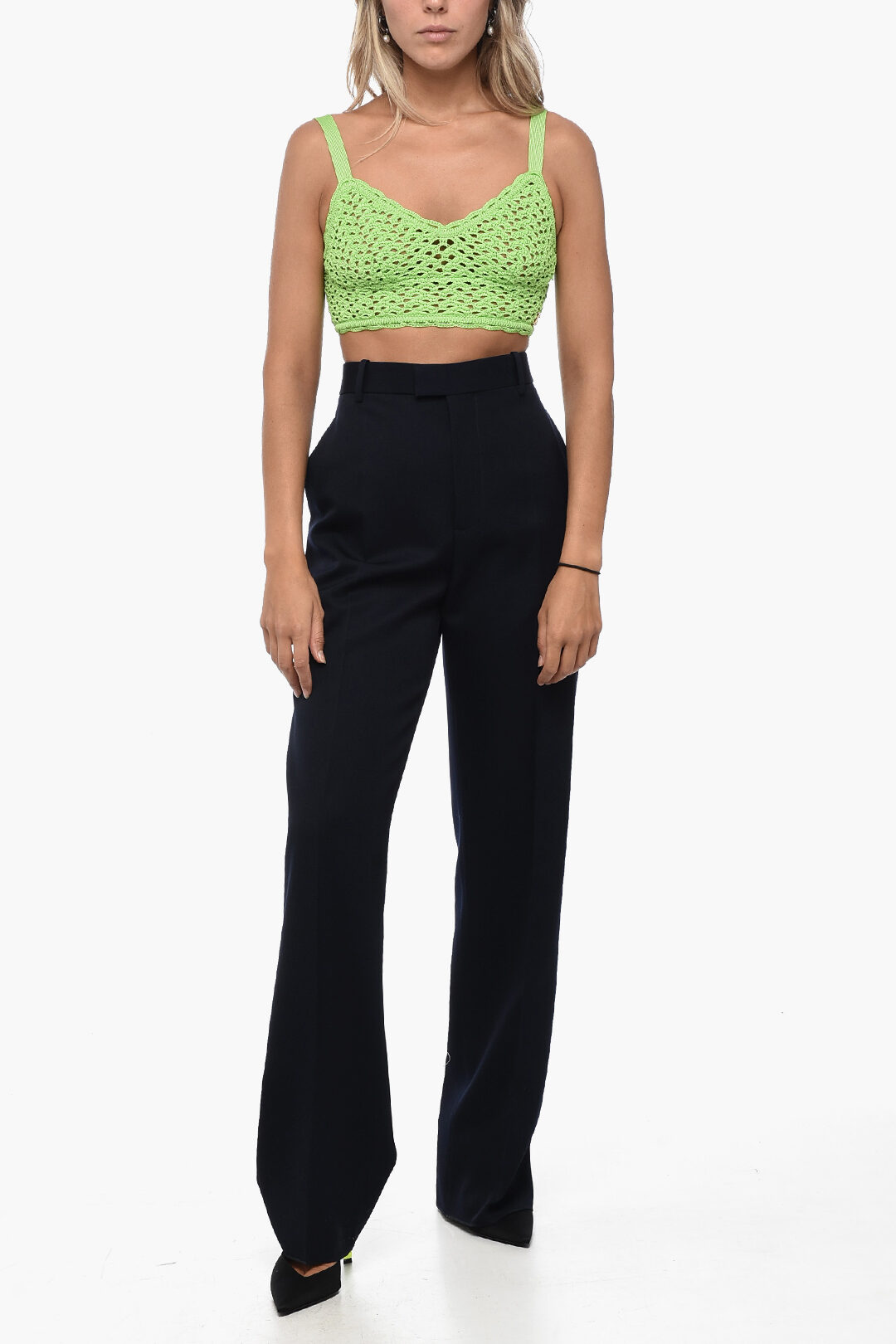 Dolce & Gabbana Crochet Bra Top with Snap Buttons women - Glamood Outlet