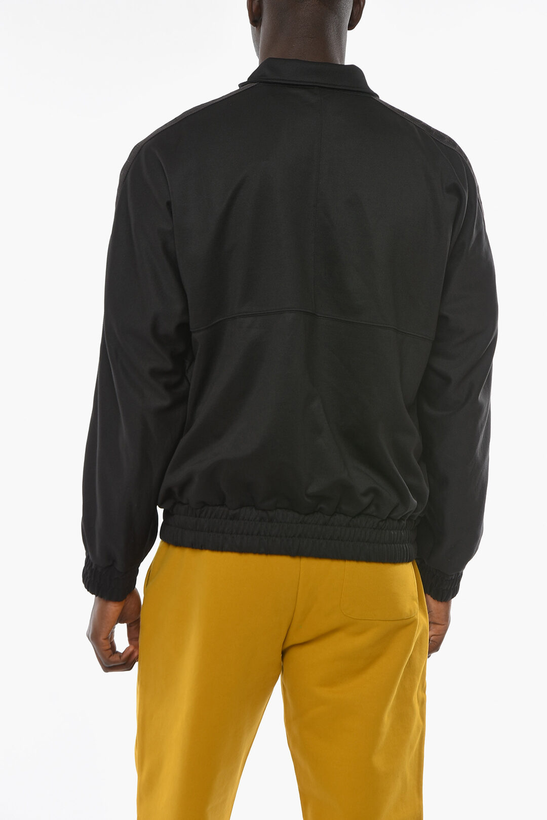 Heron Preston CTNMB Standing Collar Zip-ip Sweatshirt with Ton-sur-ton ...