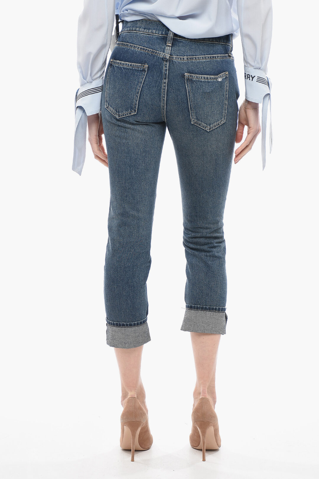 Current Elliott Cuffed Hem Slim Fit Jeans 16cm women - Glamood Outlet