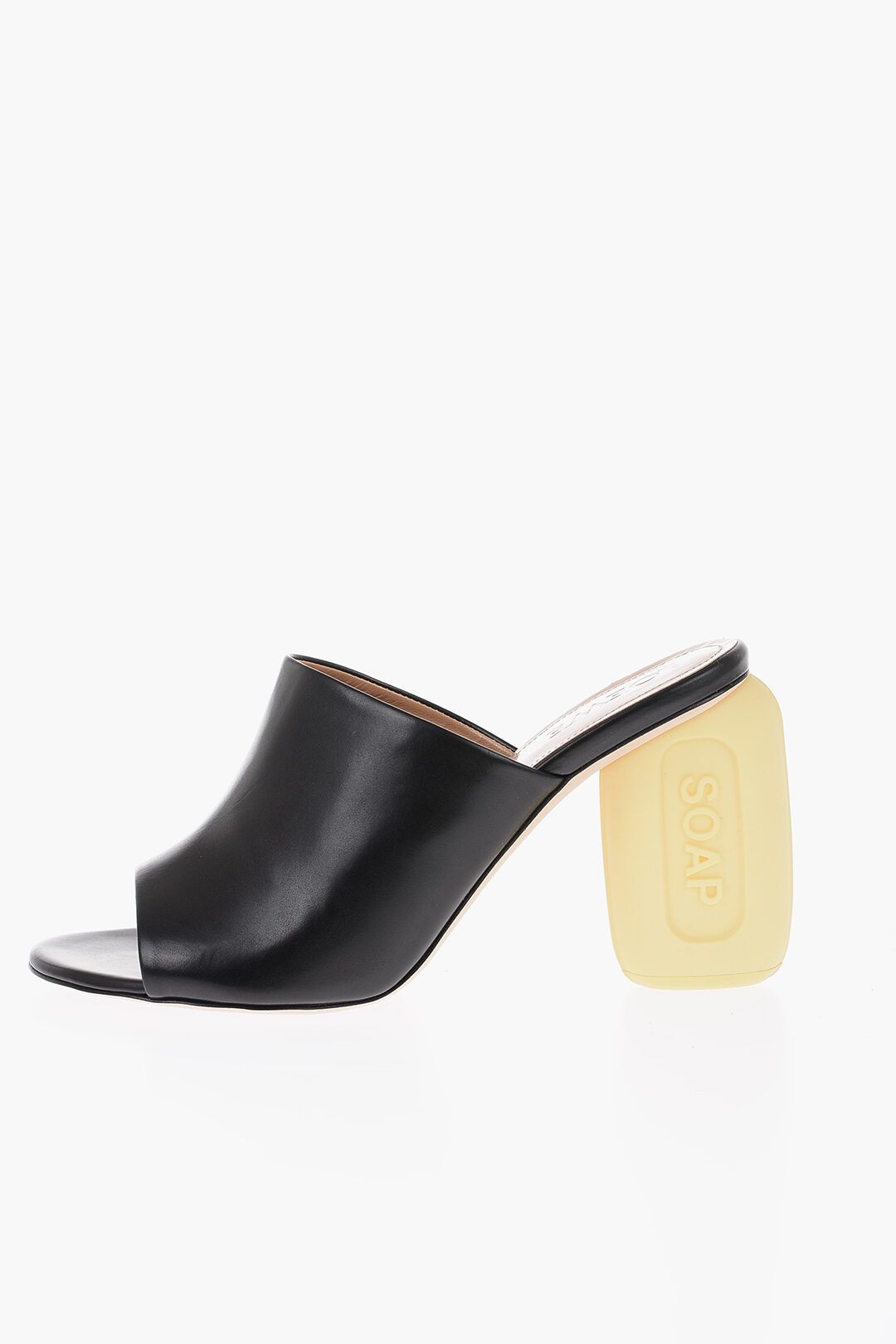 Loewe Cuir Sole SOAP Leather Open Toe Mules 9cm women - Glamood Outlet