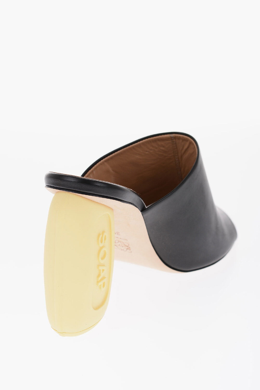 Loewe Cuir Sole SOAP Leather Open Toe Mules 9cm women - Glamood Outlet