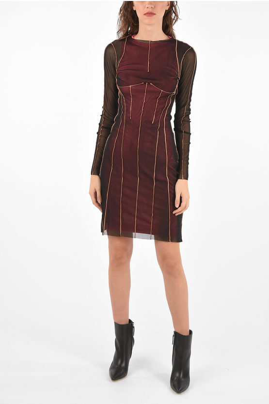 Diesel D-VINA Dress with visible stitching women - Glamood Outlet