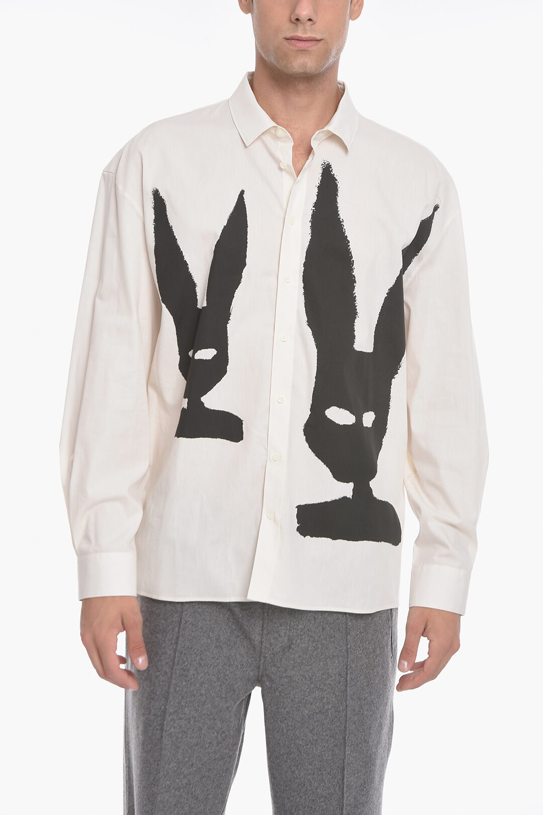 Neil Barrett DARK RABBIT Shirt with Print men - Glamood Outlet