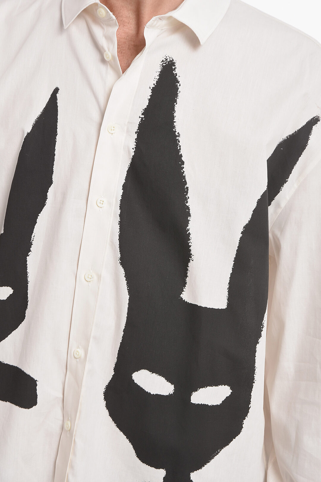 Neil Barrett DARK RABBIT Shirt with Print men - Glamood Outlet