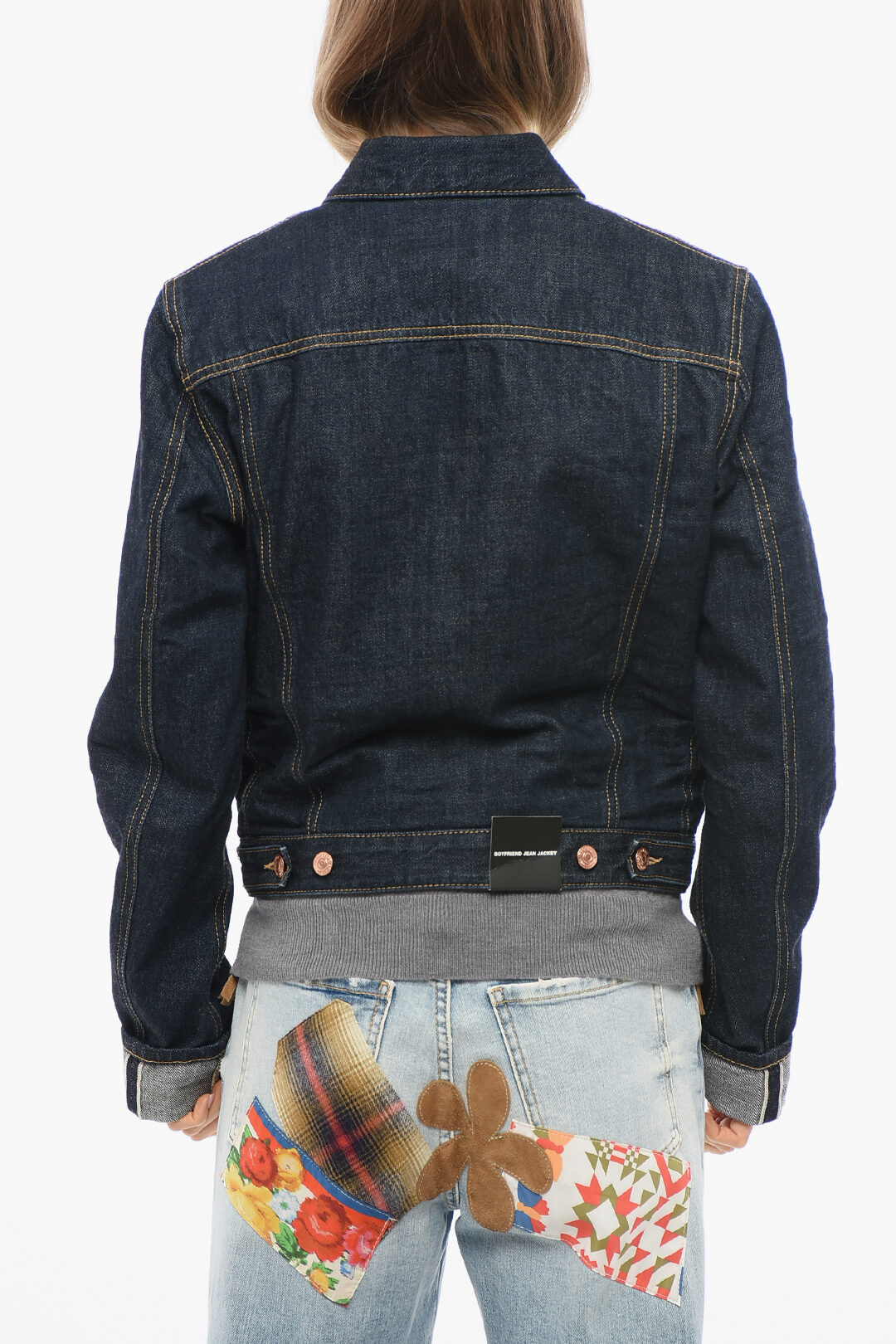 Dsquared2 Dark Washed BOYFRIEND Denim Jacket women - Glamood Outlet