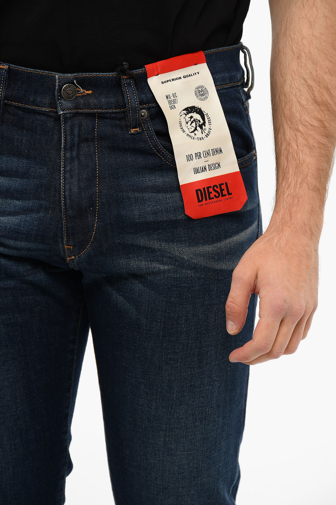 Diesel Dark-washed D-STRUKT Slim-fitting Jeans men - Glamood Outlet