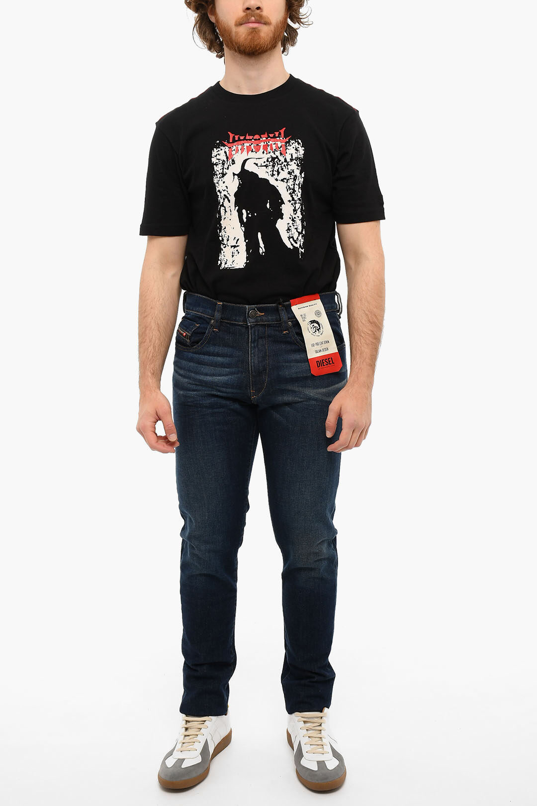 Diesel Dark-washed D-STRUKT Slim-fitting Jeans men - Glamood Outlet