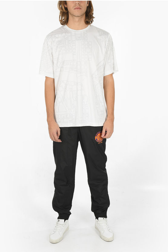 Puma DAY ZERO Tech Fabric T-shirt with Cape Town Water Maps Print men ...