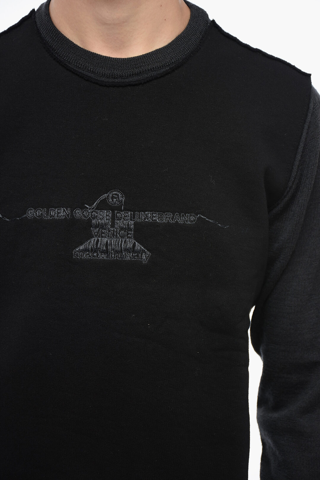 Golden Goose DELUXE Crew Neck Double-layered Sweater men - Glamood Outlet
