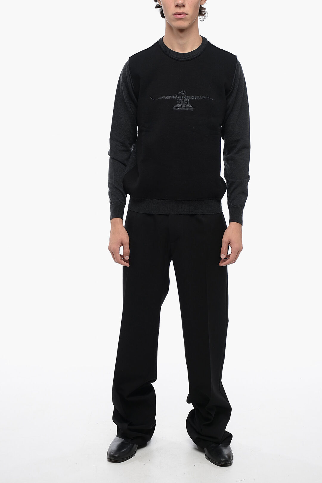 Golden Goose DELUXE Crew Neck Double-layered Sweater men - Glamood Outlet