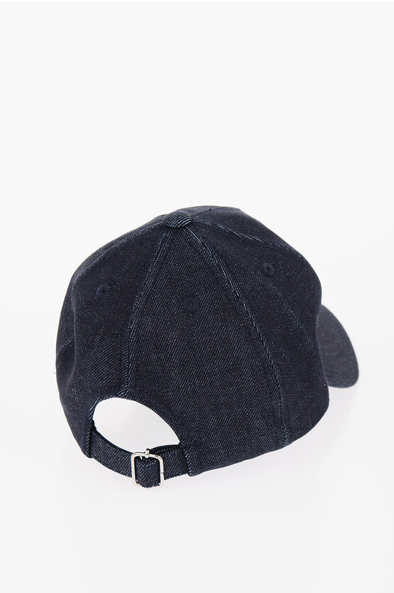 A.P.C. Denim EDEN Cap with Velvet Logo men - Glamood Outlet