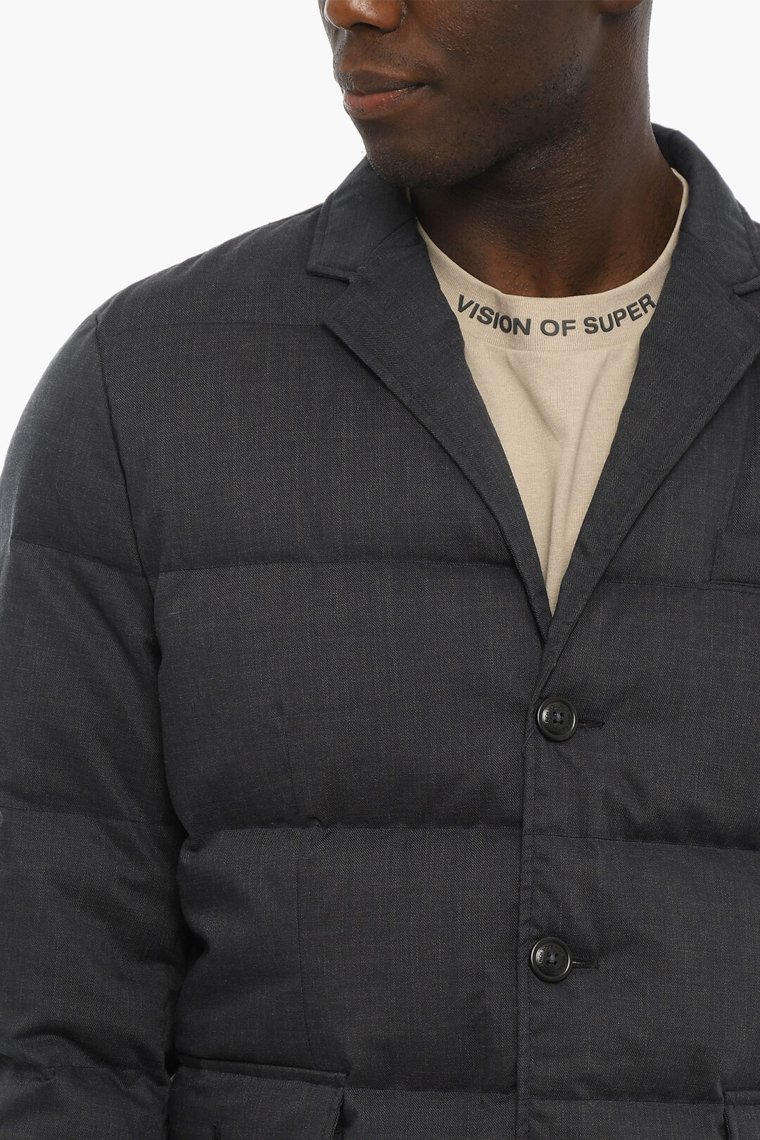 Woolrich Denim Effect SUNDOWN Down Jacket men - Glamood Outlet