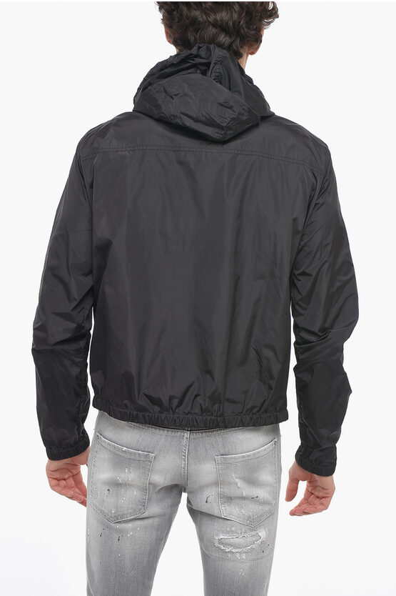 Dsquared2 Denim Front GRAFFITI Windbreaker men - Glamood Outlet