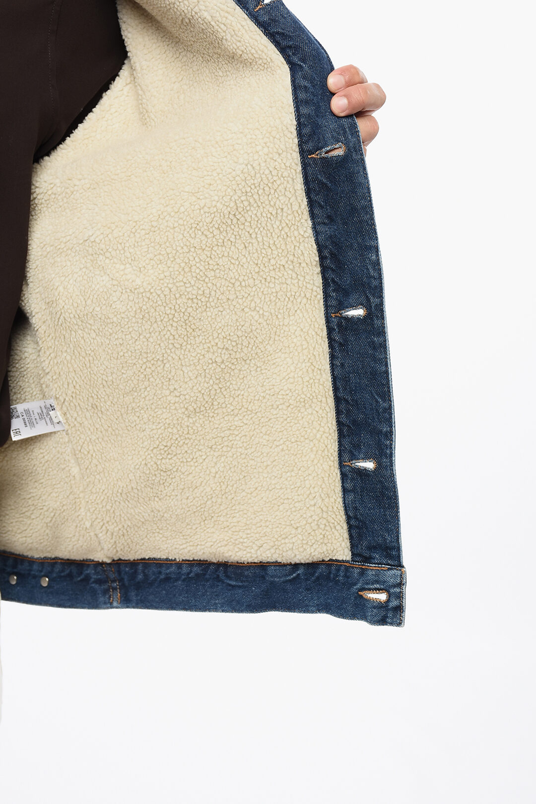 Isabel Marant Denim Jacket With Lining And Sherpa Collar men - Glamood ...