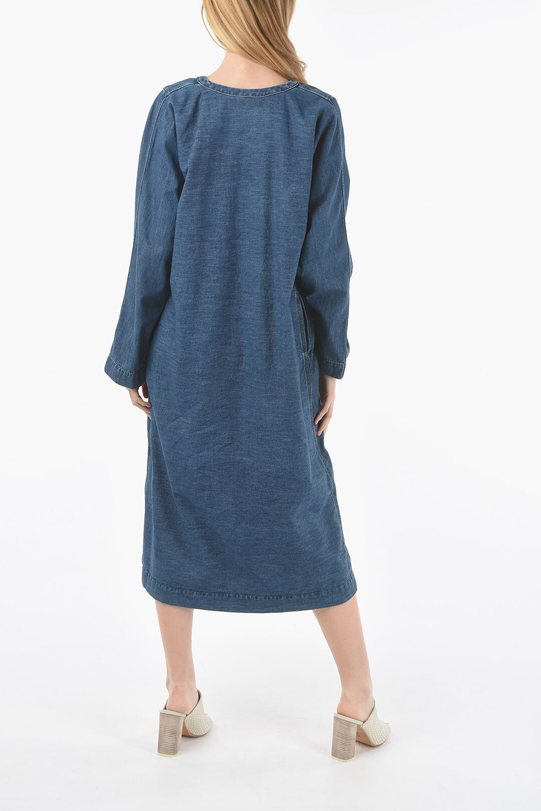 Valentino Denim Long Tunic Dress women - Glamood Outlet