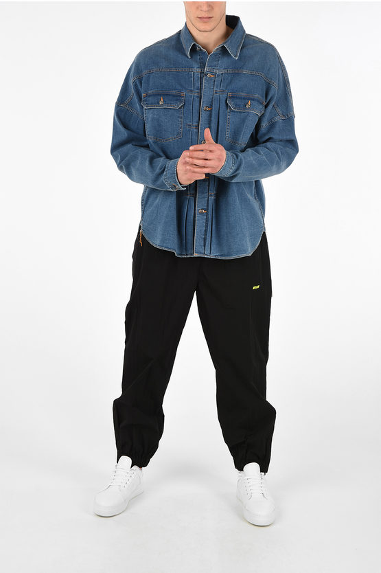 Mastermind Denim Overshirt with Patch Pockets men - Glamood Outlet