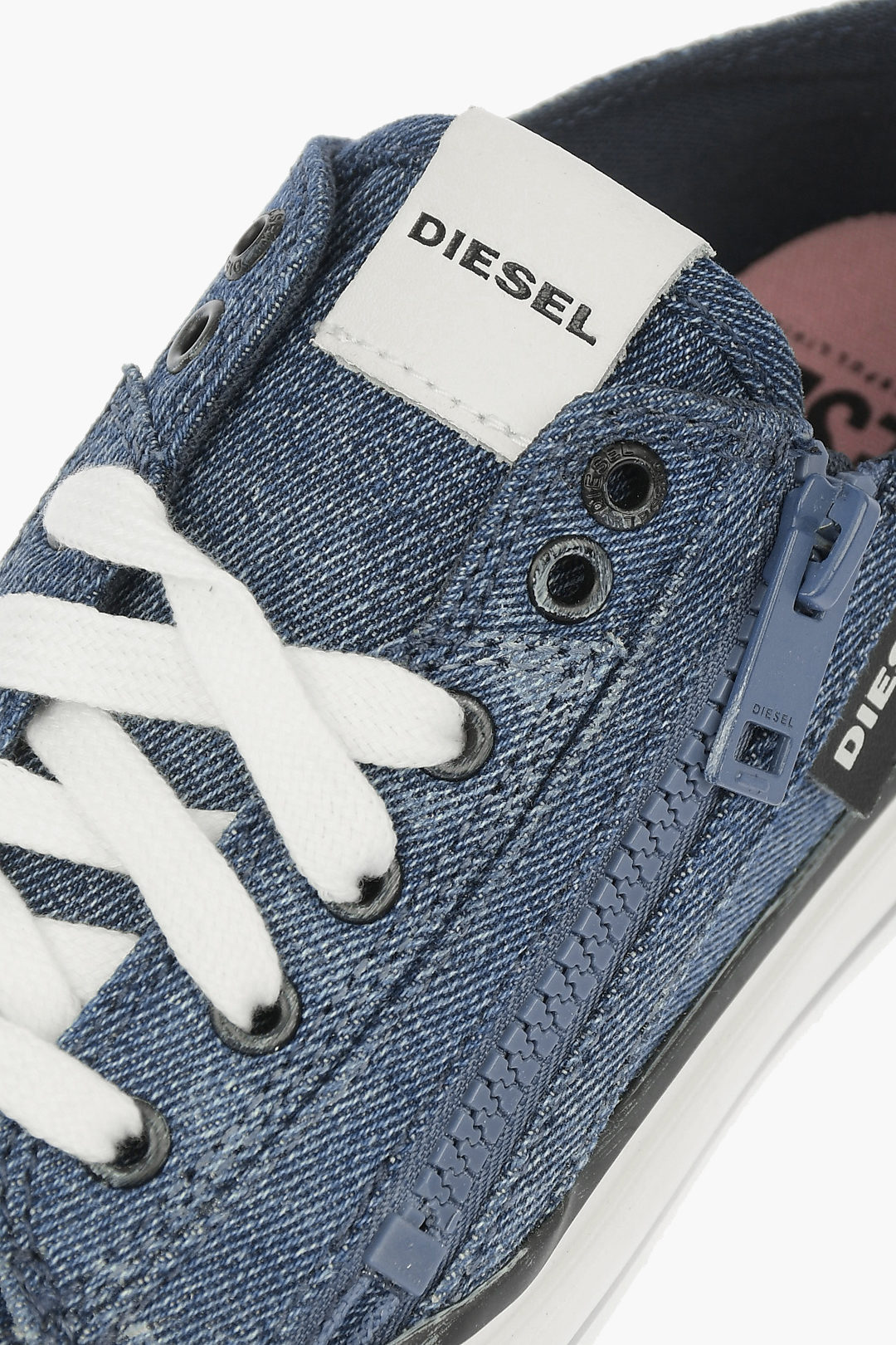 Diesel denim S-ASTICO LOW ZIP W Sneakers women - Glamood Outlet