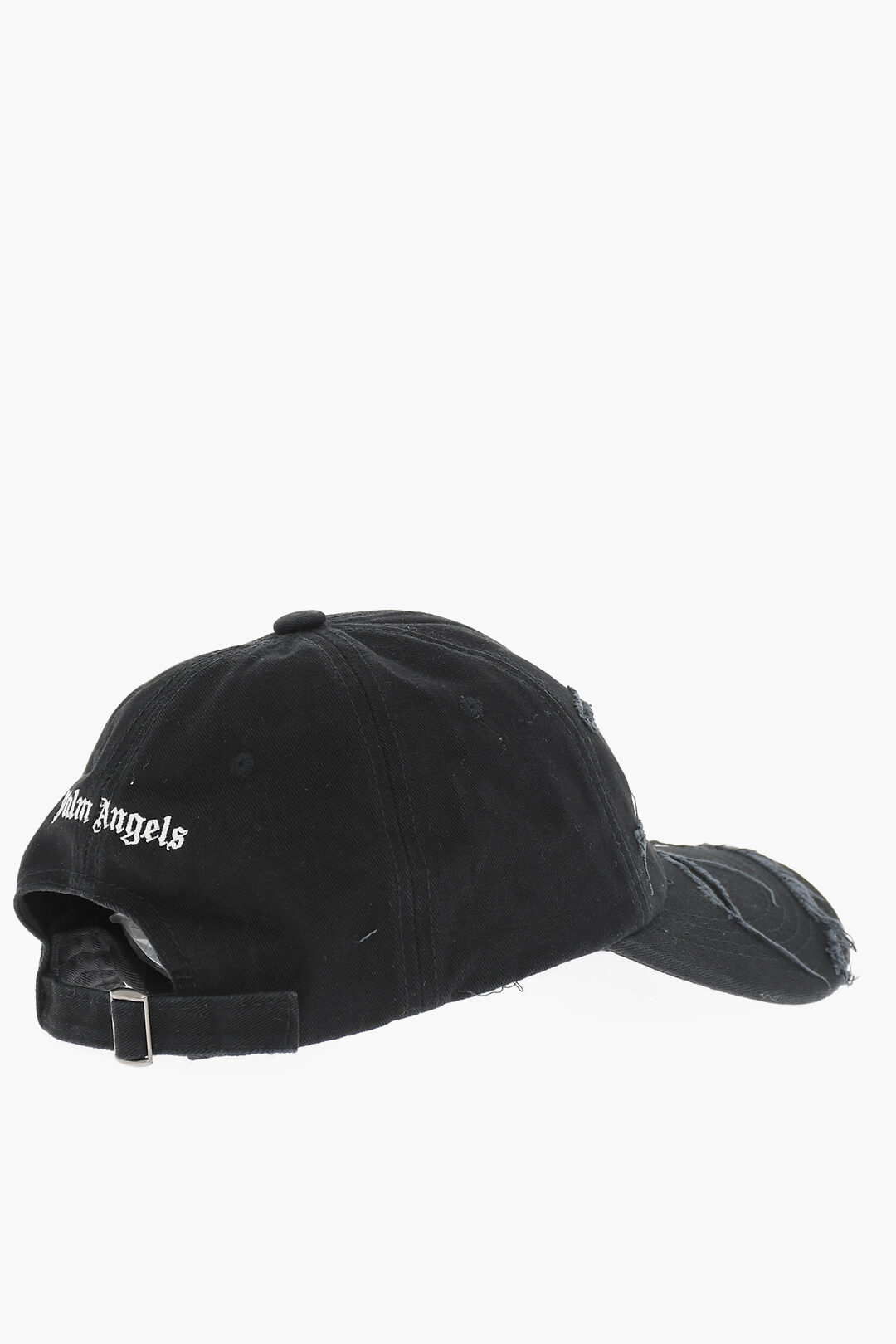 Palm Angels Distressed Effect Baseball Cap with Embroidered Logo men ...