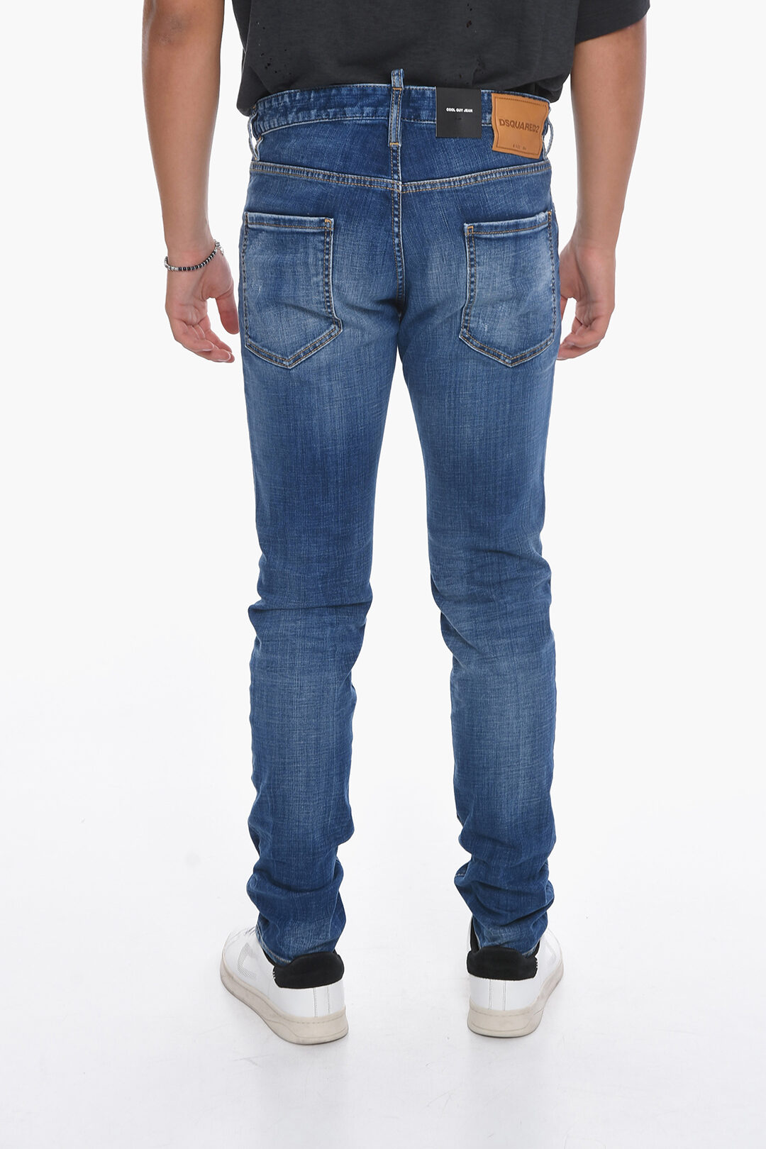 Dsquared2 Distressed Effect COOL GUY Jeans 16 cm men - Glamood Outlet