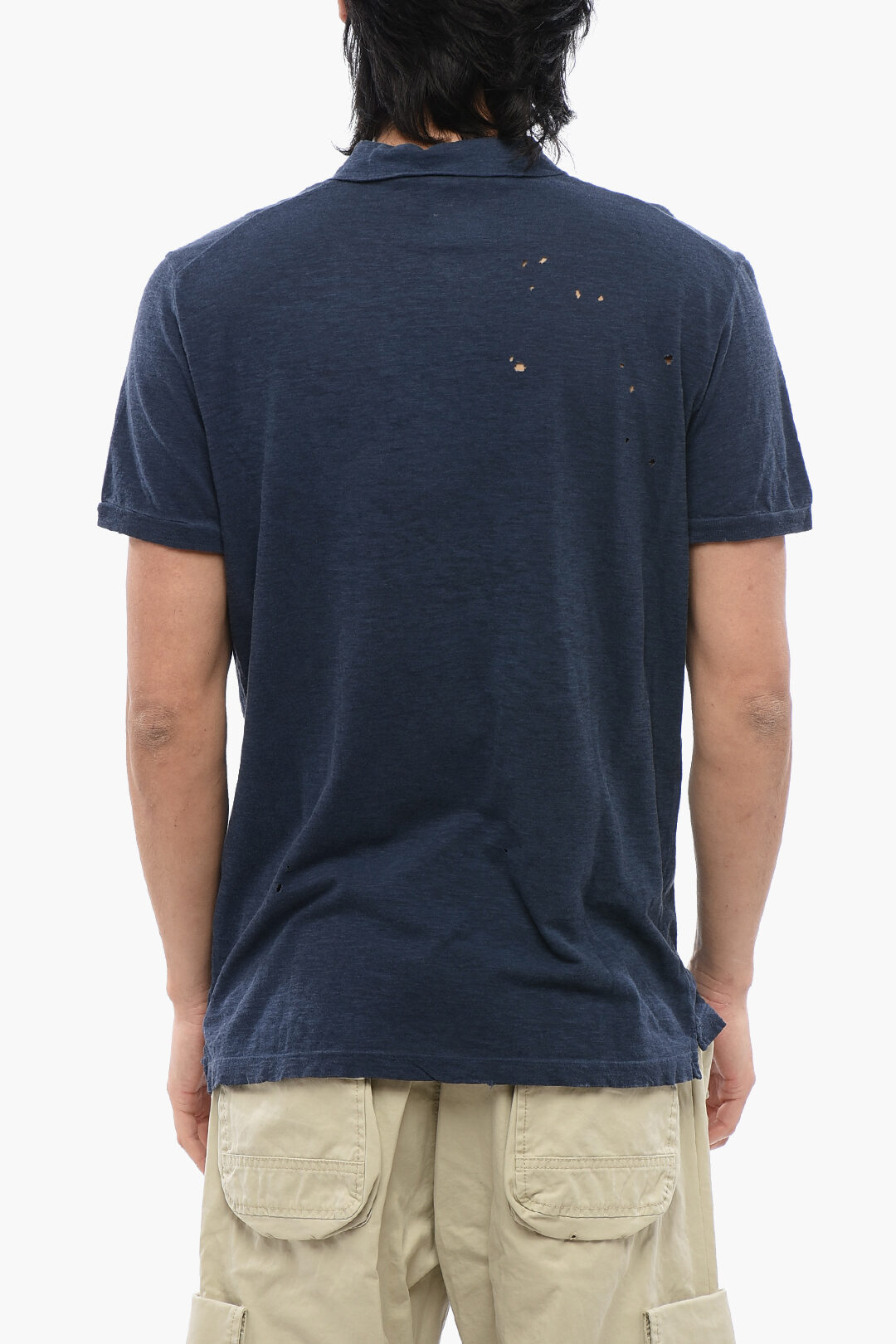 Dsquared2 Distressed Effect Tennis Fit Polo men - Glamood Outlet