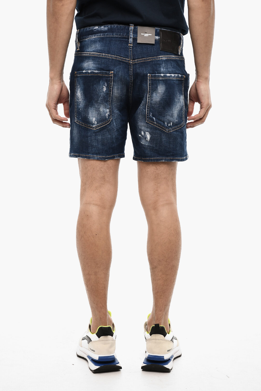Dsquared2 Distressed ICON DAN COMMANDO Shorts men - Glamood Outlet