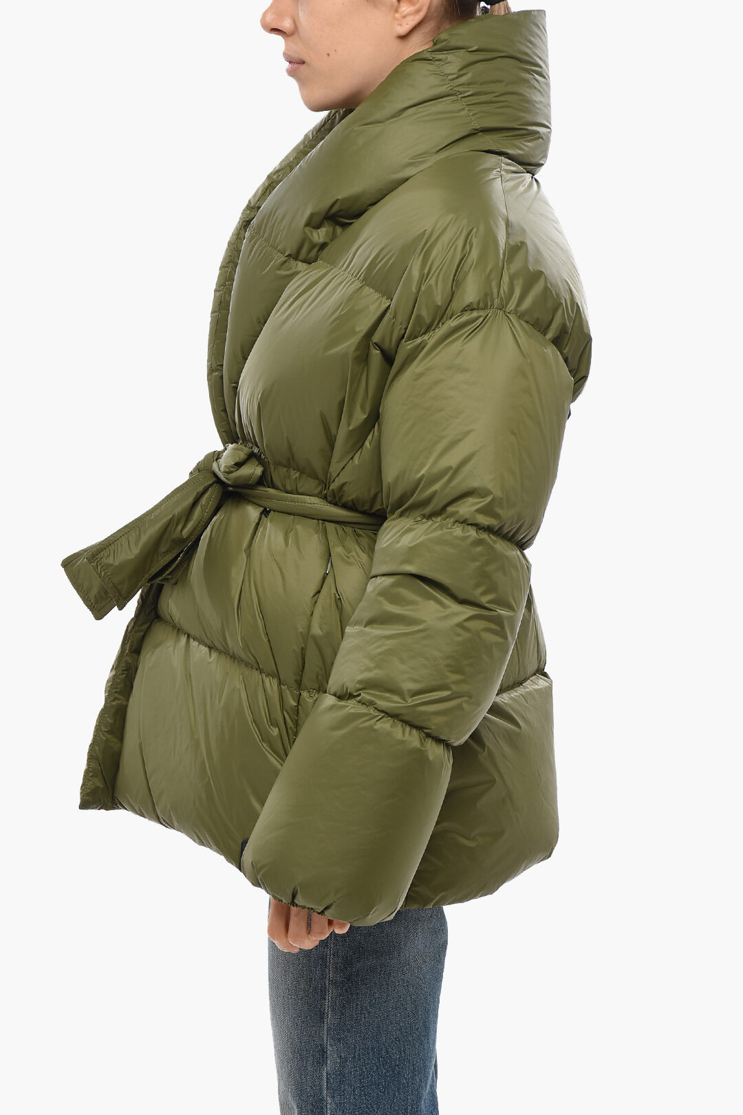 Bacon Double-breasted DADA Down Jacket 여성 - Glamood Outlet