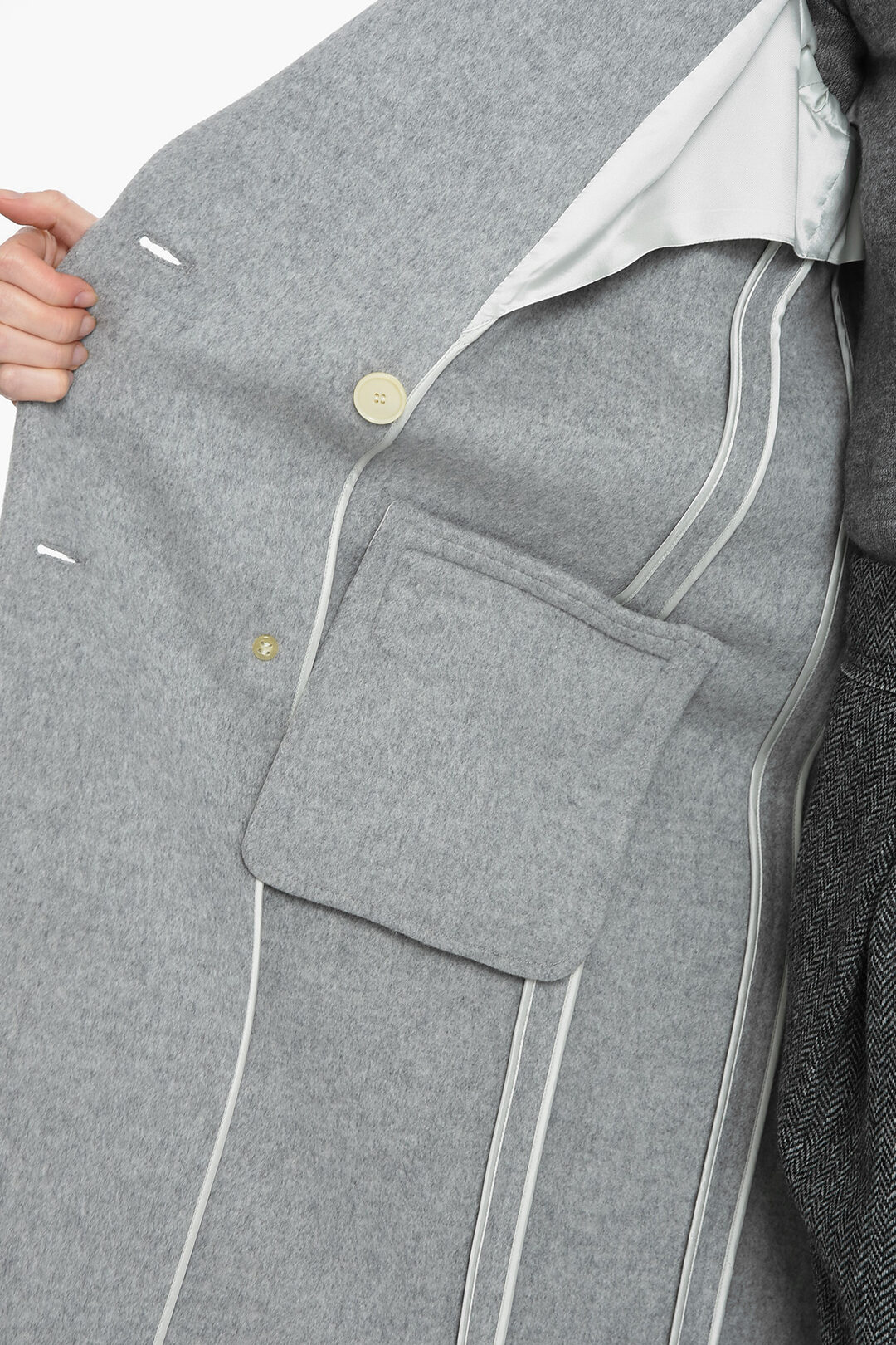 Isabel Marant Double Breasted Wool Blend Coat With Jetted Pockets women ...