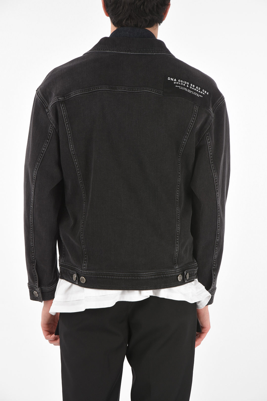 Dolce & Gabbana Double-layered Denim Jacket men - Glamood Outlet