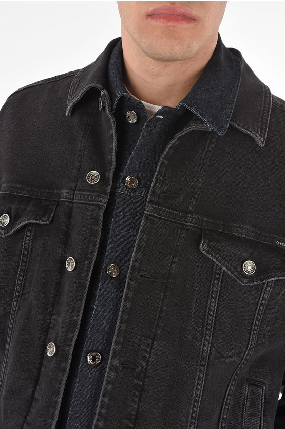 Dolce & Gabbana Double-layered Denim Jacket men - Glamood Outlet