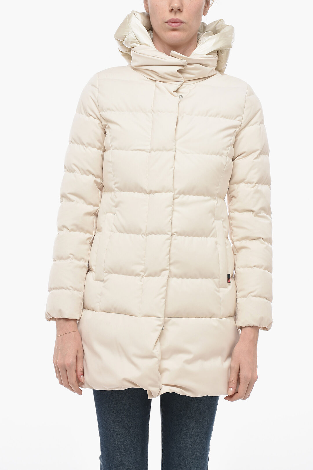Woolrich Down Jacket PUFFY PRESCOTT With Chest Piece women - Glamood Outlet