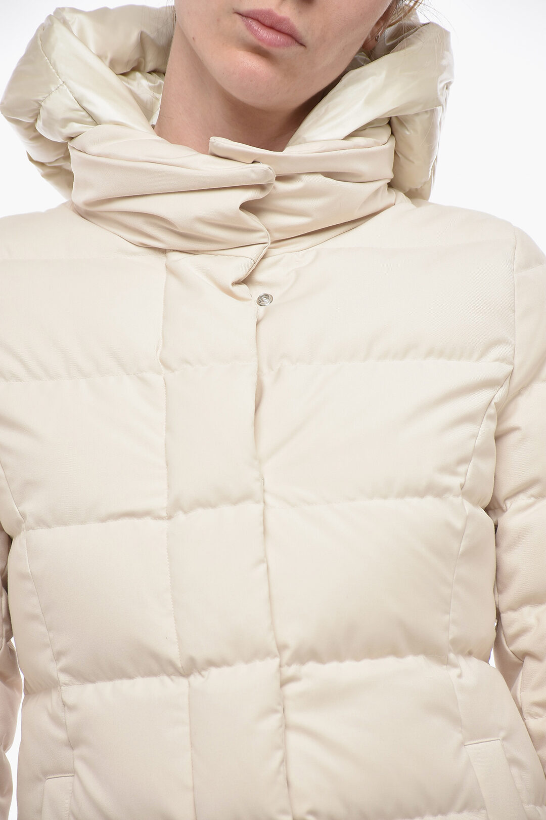 Woolrich Down Jacket PUFFY PRESCOTT With Chest Piece women - Glamood Outlet