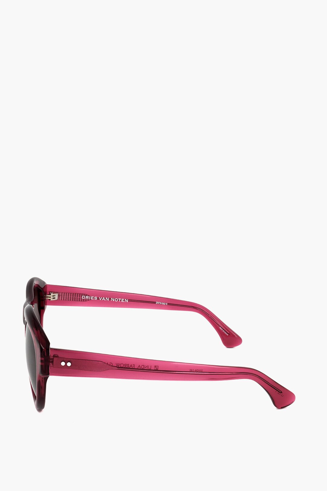 Linda Farrow DRIES VAN NOTEN Sunglasses with See Through Frame women ...
