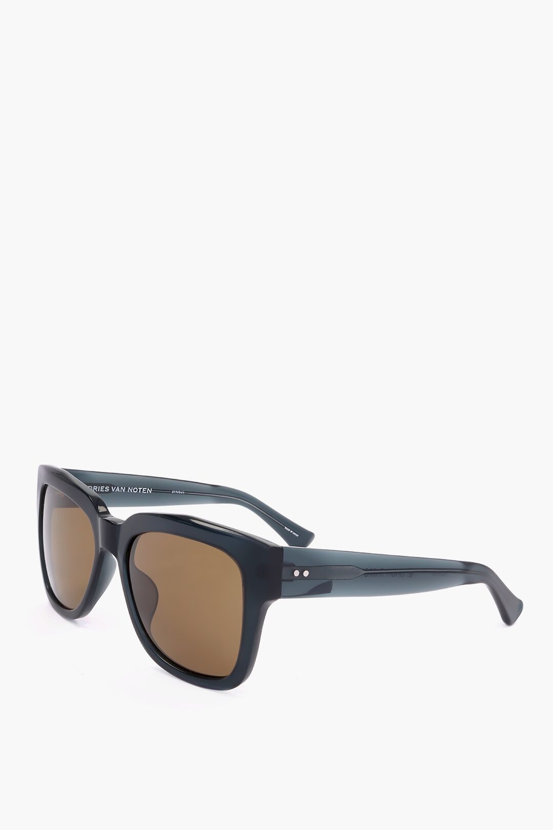 Linda Farrow DRIES VAN NOTEN Wayfarer Sunglasses with See Through Frame ...
