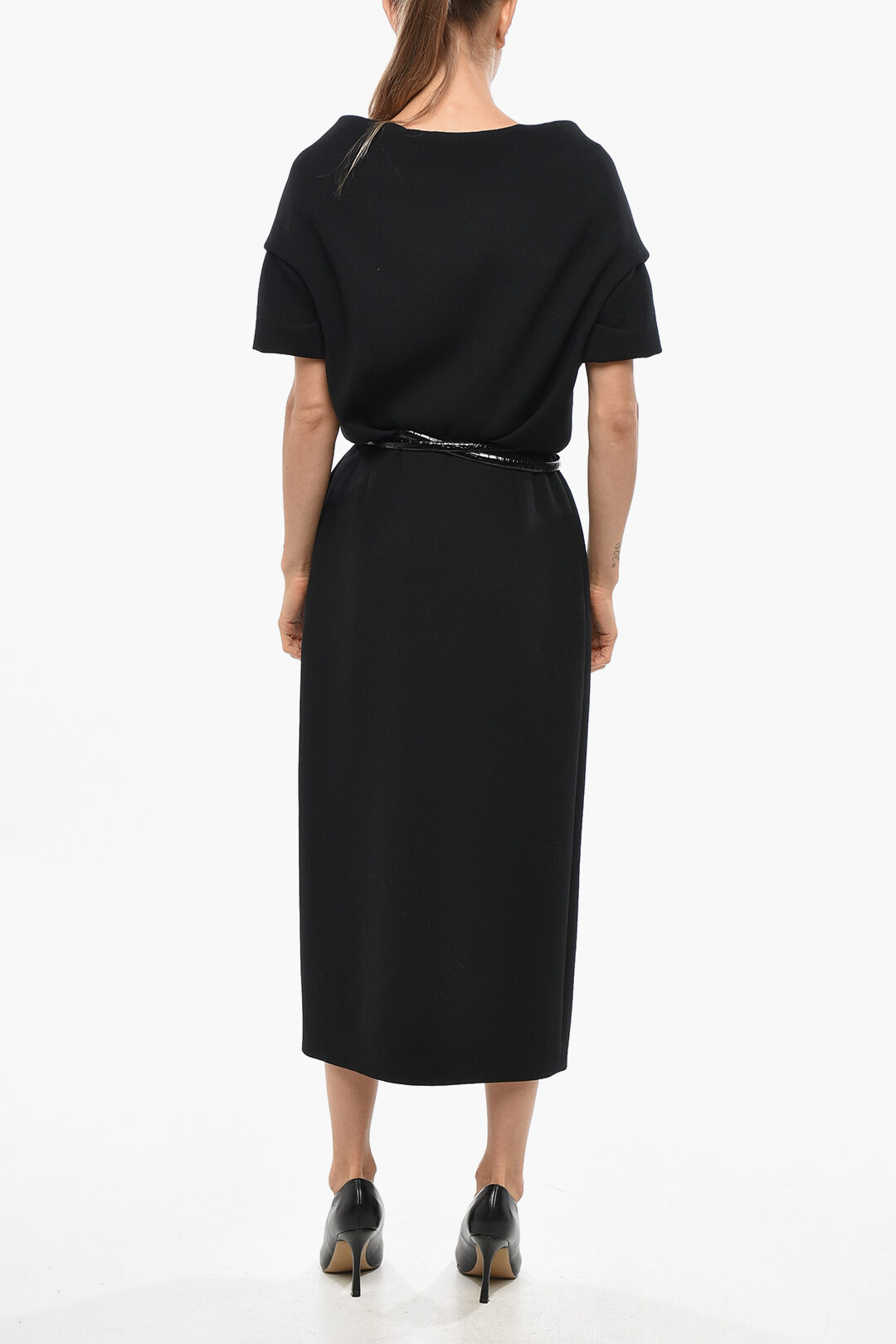Dior Dropped-Shoulder Dress with Wrap Design and Belt women - Glamood ...