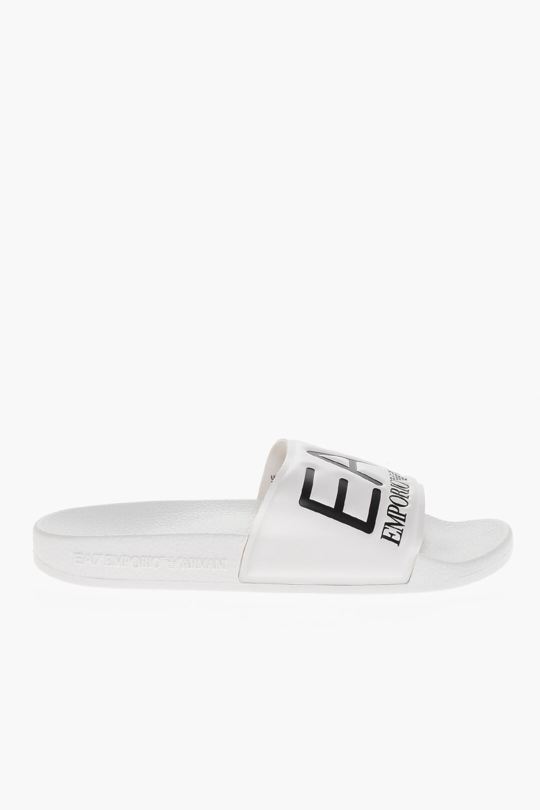 Armani EA7 EMPORIO Rubber Slides with Contrasting Logo unisex men women ...
