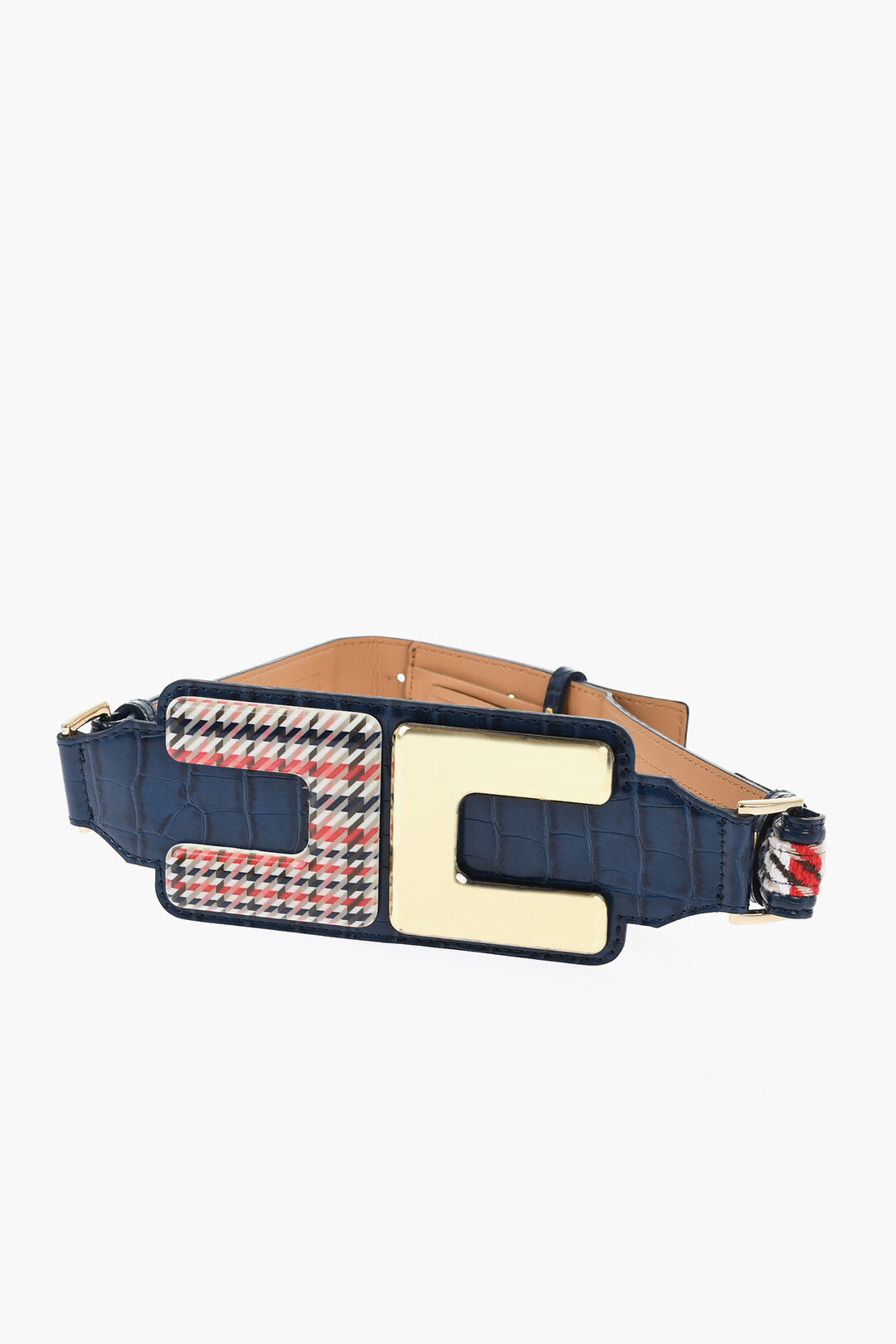 Elisabetta Franchi Eco-leather Maxi Logo Belt women - Glamood Outlet
