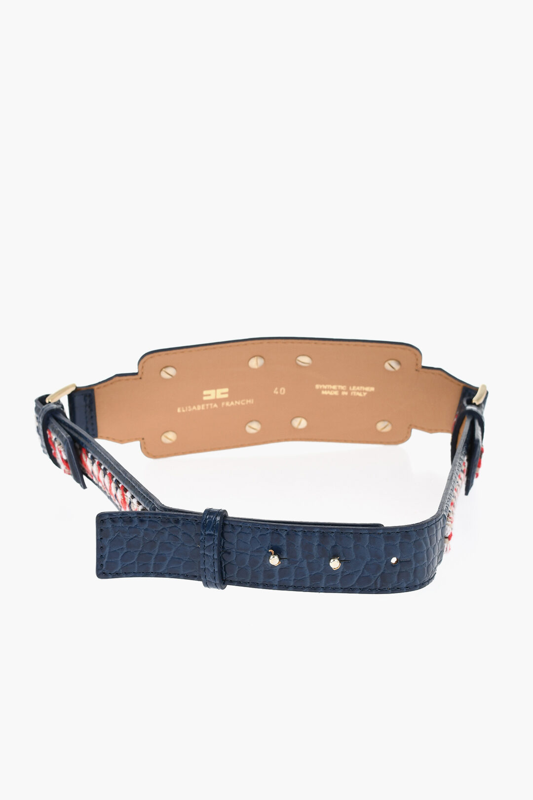 Elisabetta Franchi Eco-leather Maxi Logo Belt women - Glamood Outlet