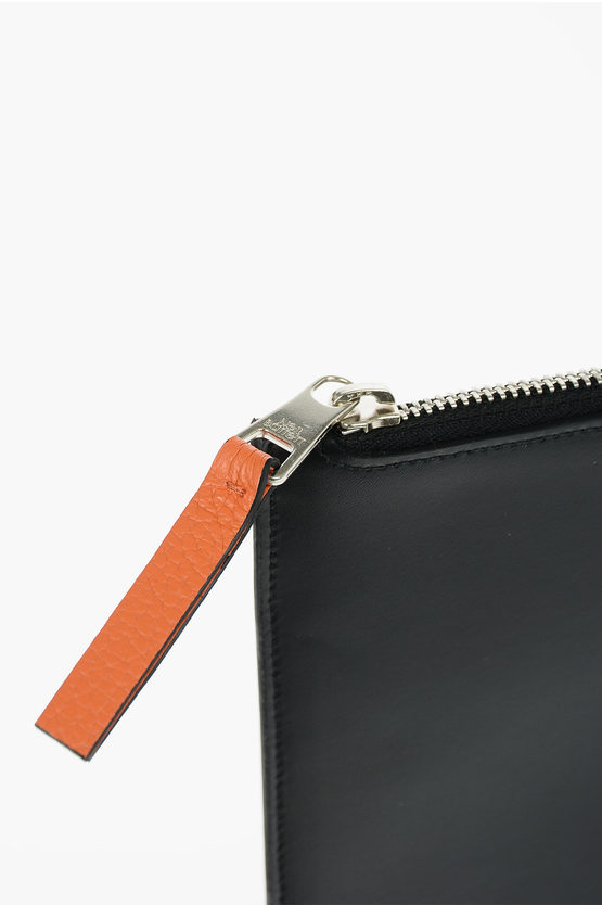 Neil Barrett Embossed Monogram Leather SPLIT Pouch unisex men women ...