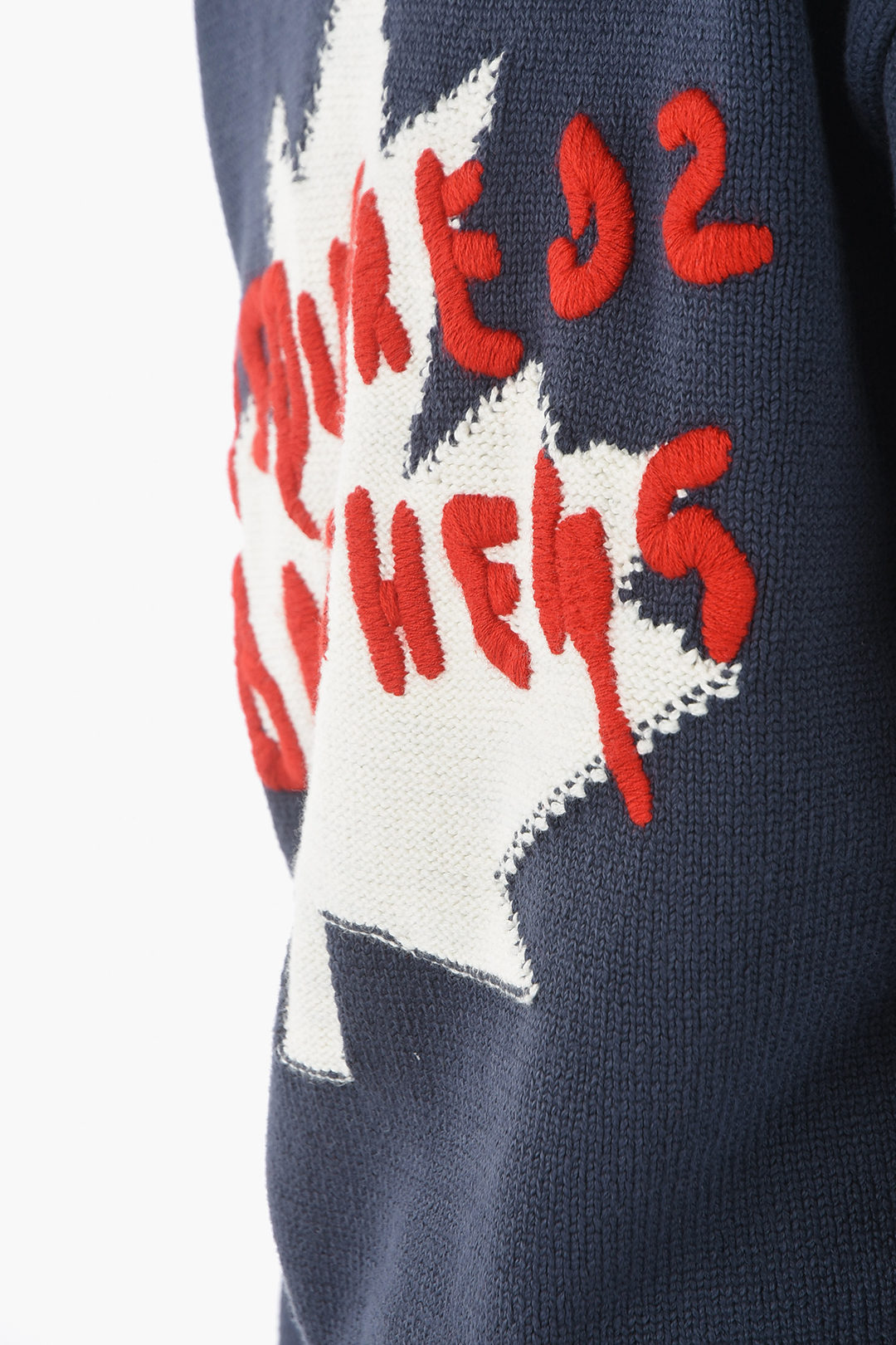 Dsquared2 Embroidered Crewneck Sweater men - Glamood Outlet