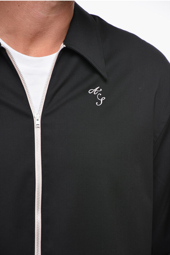 Acne Studios Embroidered Logo Coach Windbreaker men - Glamood Outlet