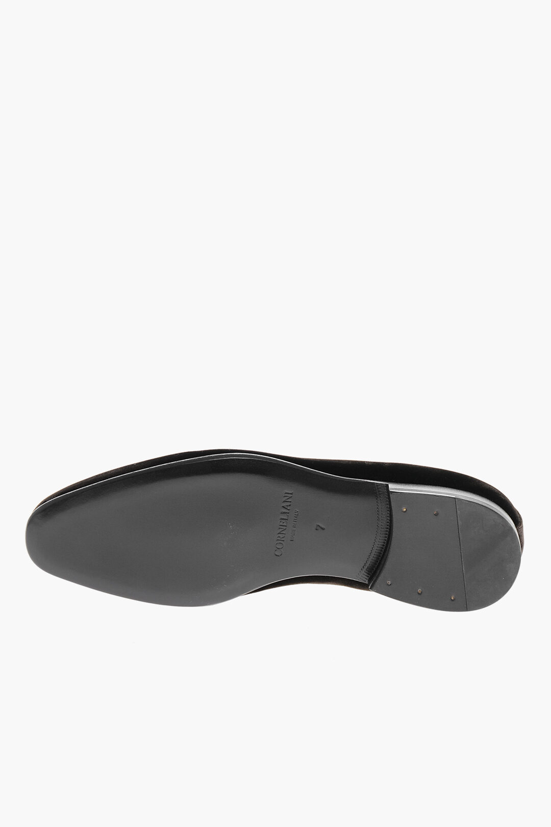 Corneliani Embroidered Logo EMBLEM Velour Loafers men - Glamood Outlet