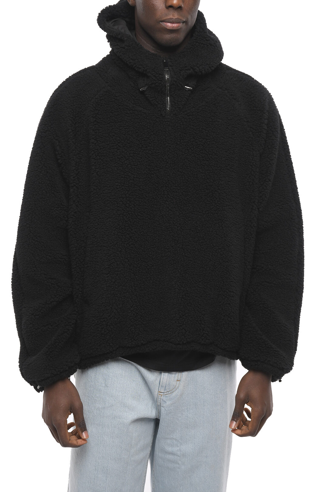424 Embroidered Logo Teddy Hoodie men - Glamood Outlet