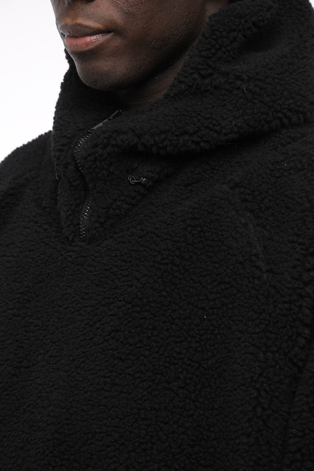 424 Embroidered Logo Teddy Hoodie men - Glamood Outlet