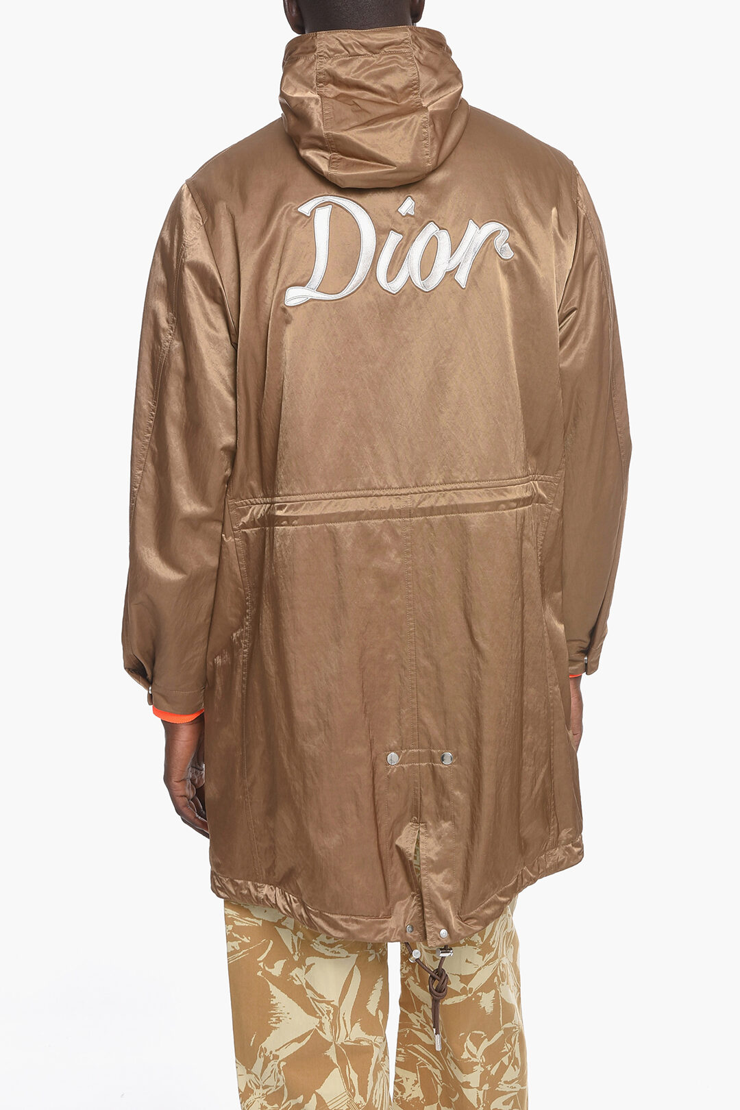 Dior Embroidered Overcoat with Hood men - Glamood Outlet