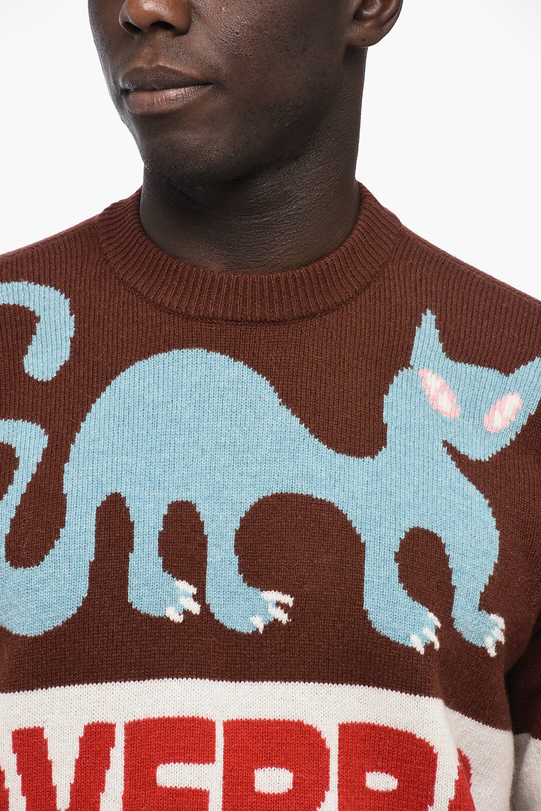 Charles Jeffrey Loverboy Embroidered Wool Blend Crew-neck Sweater men ...