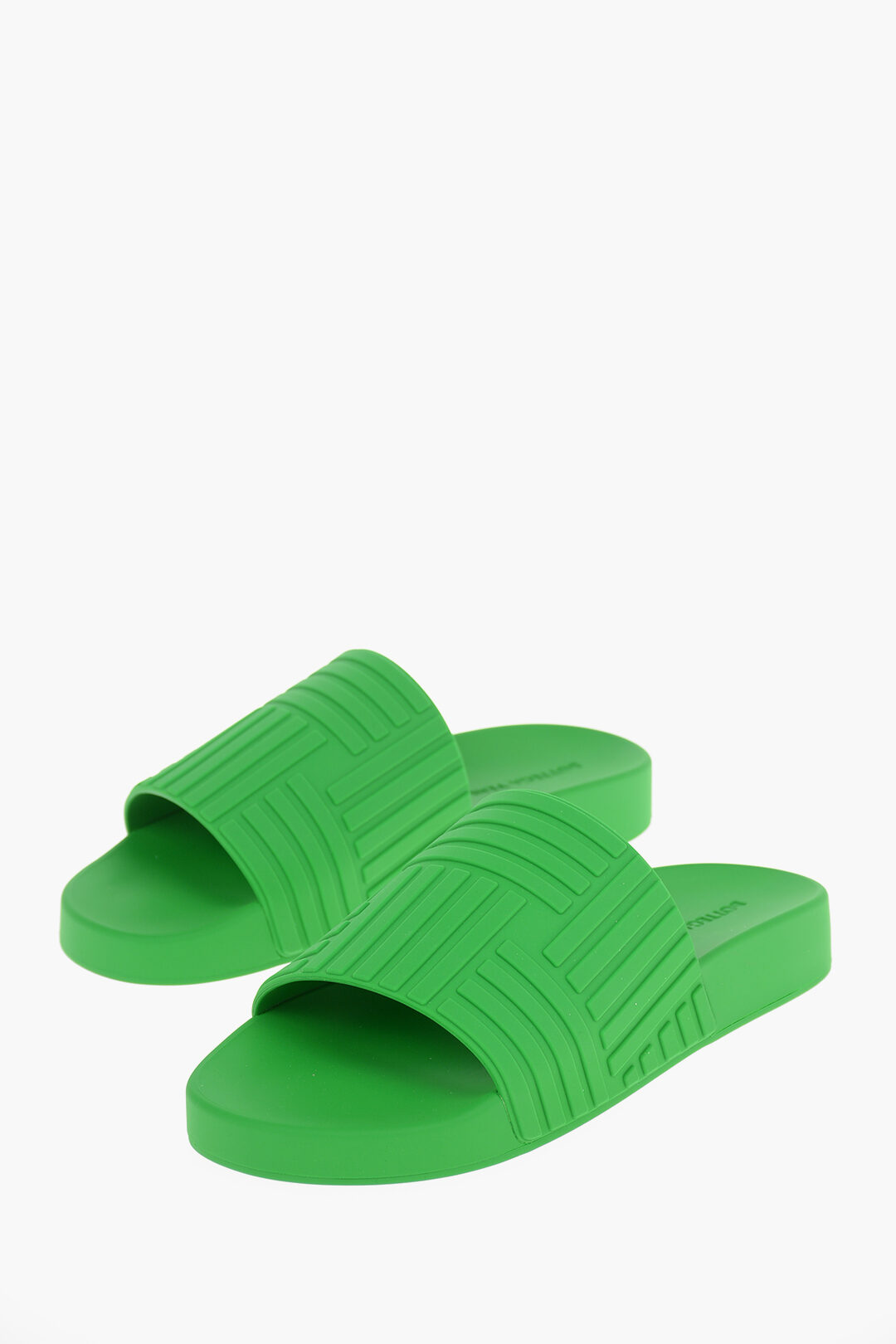 Bottega Veneta Ergonomic-rubber SLIDER Slides in Geometric Motif women ...