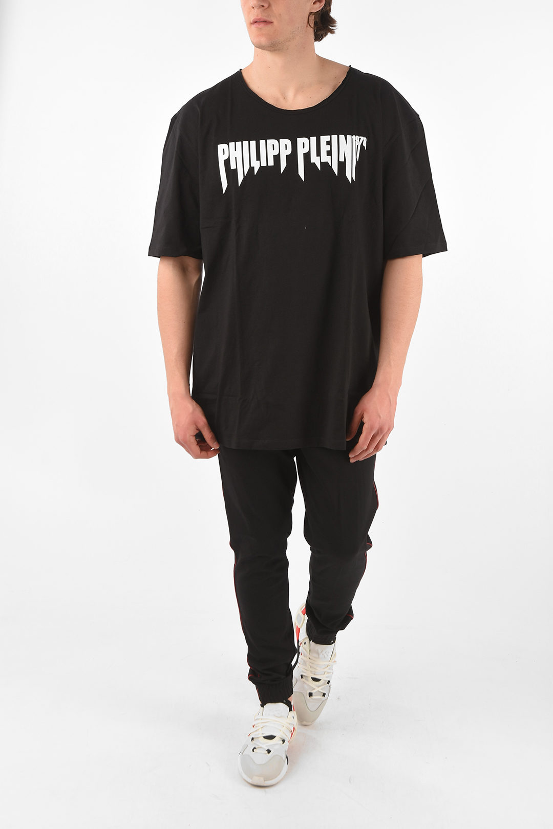 Philipp Plein EST.1978 PLATINUM CUT crew-neck t-shirt with logo print ...